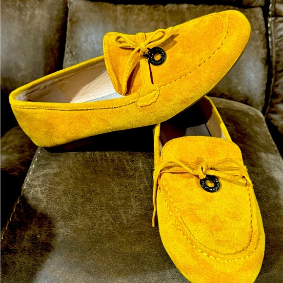 TendenZ | Shoes | Spring Mustard Yellow Suede Loafers Classic 4 95 From ...